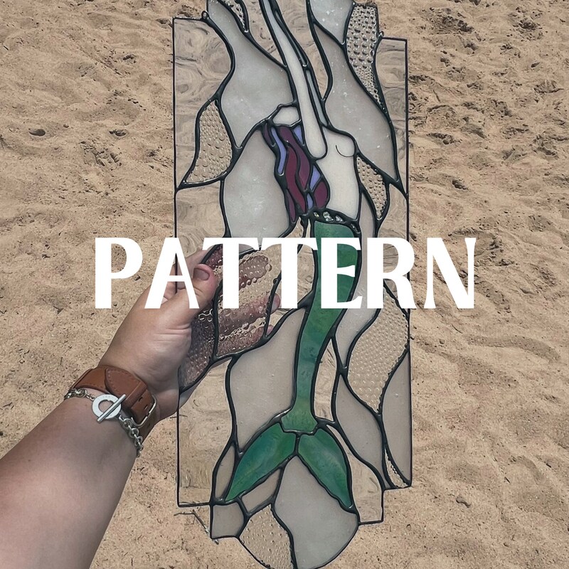 Stain Glass Mermaid - Etsy