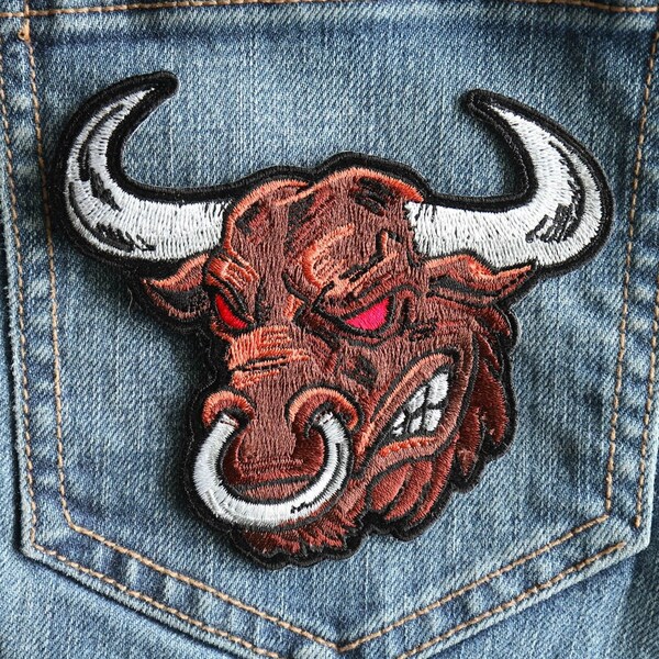 Red Bull Iron on Patch - Etsy