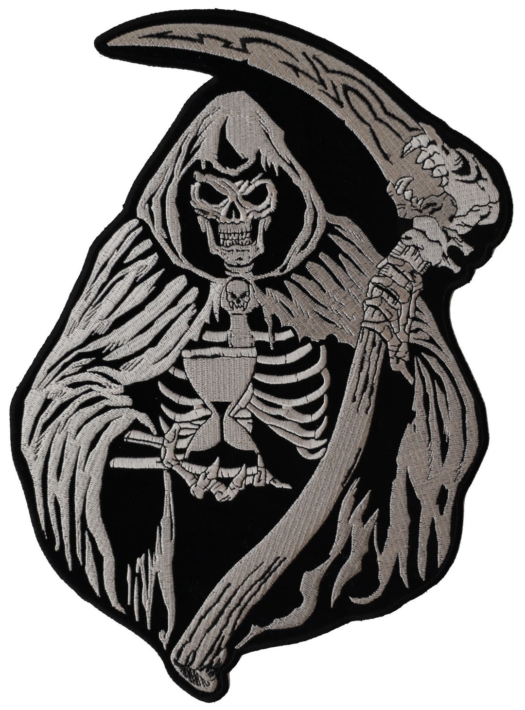 Grim Reaper Patch for Ironing on to Jackets - Etsy