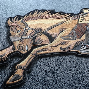 Cowboy Rider Patch for Riders, Sew or Iron on Patches for Jeans ...