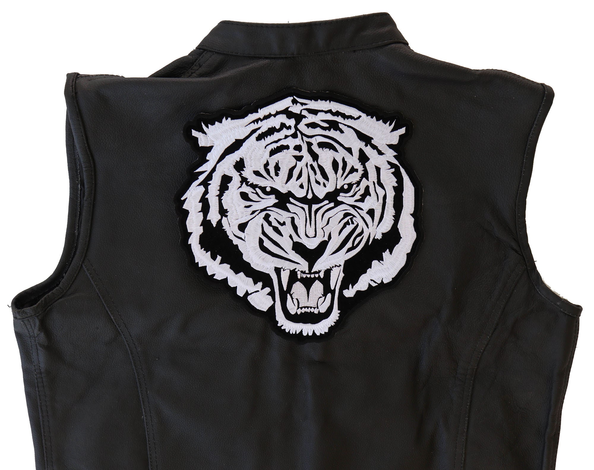 Tiger Patch, Vicious Snarling White or Orange Tiger Small Patch for ...