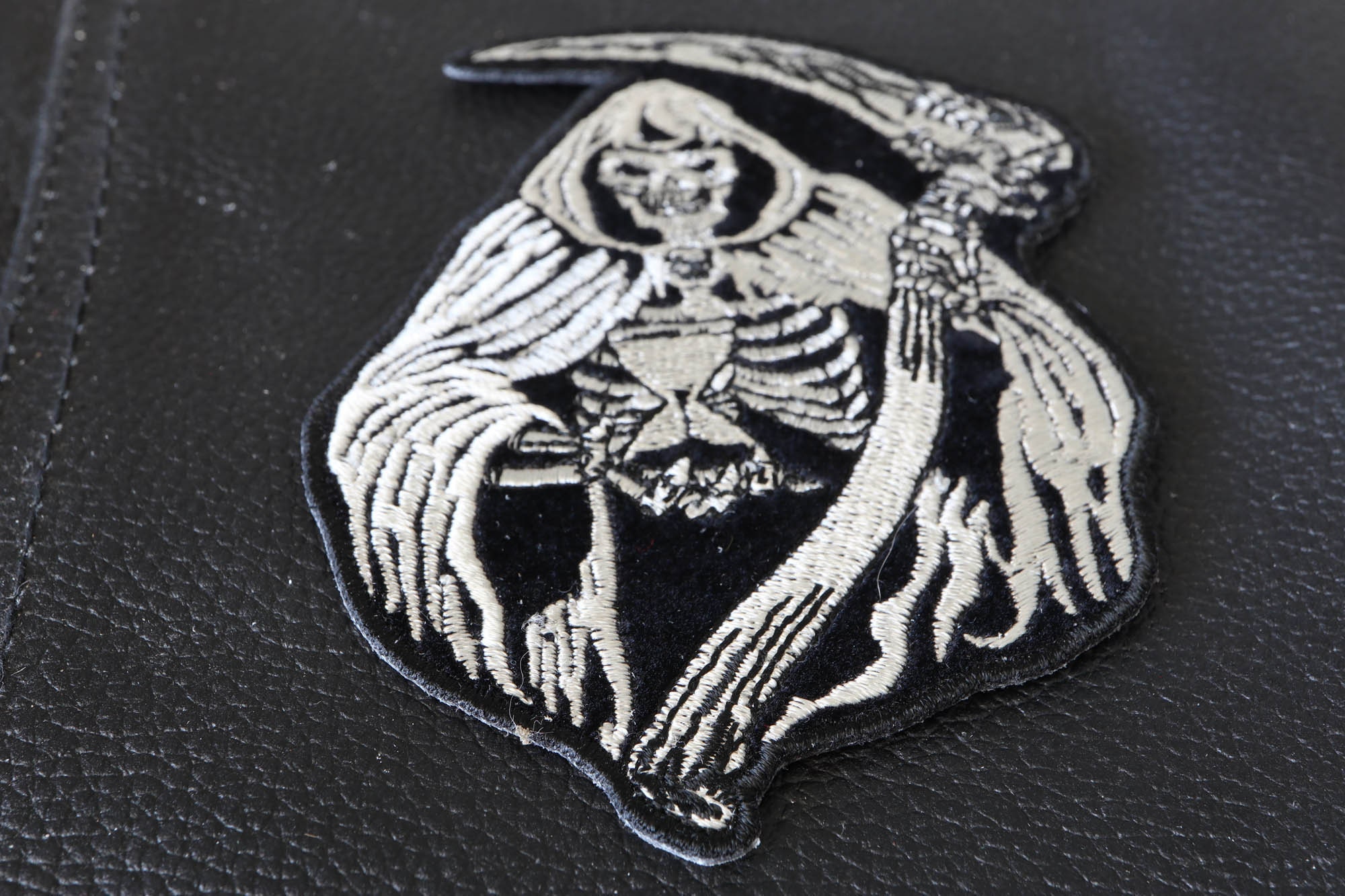 Grim Reaper Patch for Ironing on to Jackets - Etsy