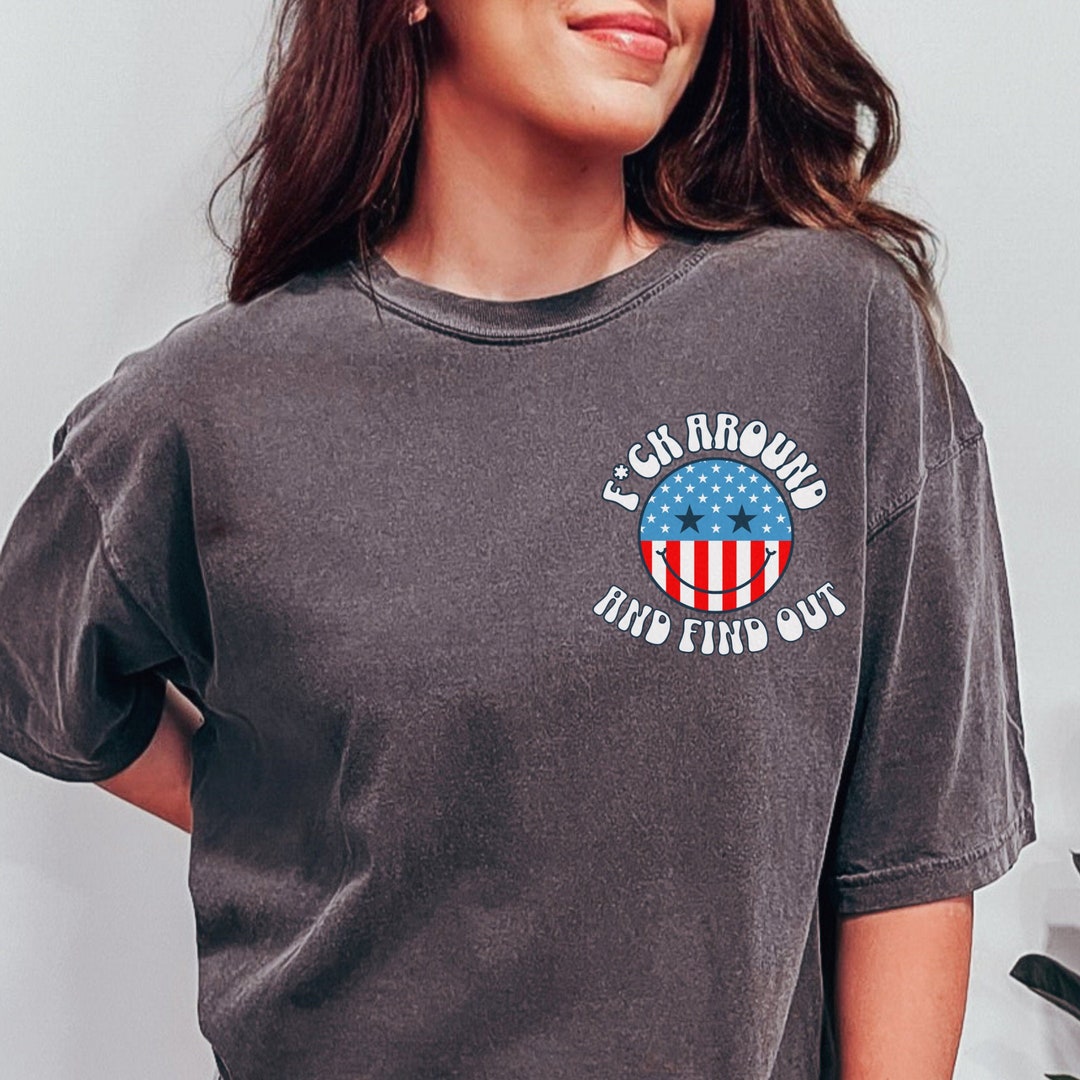 Try That in a Small Town 2 Sided Retro Print Shirt American - Etsy