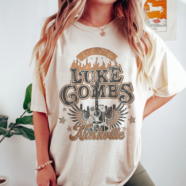 Luke Combs Growing up Getting Old Graphic Tees - Etsy