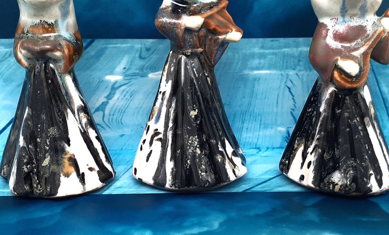 The Doomsday Threesome Trio Ceramic Figurines Macabre Halloween Gothic ...