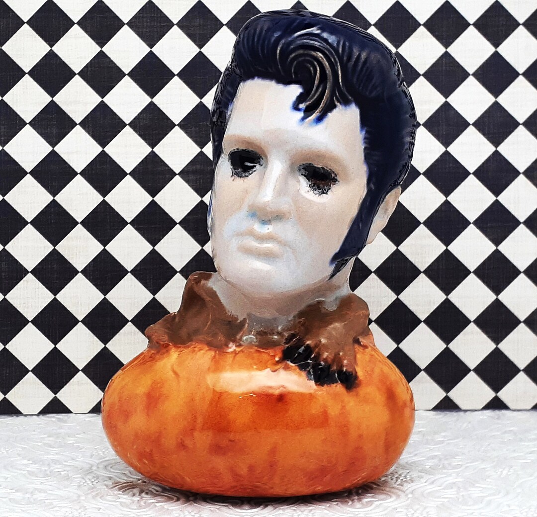 Elvis Presley Rising Out of Dragon Egg Rockabilly Steampunk Surreal ...