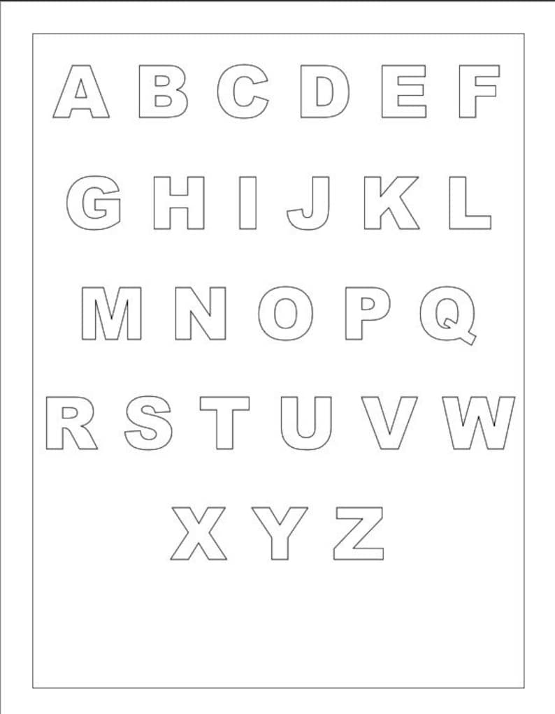 A-Z Coloring, Alphabets Coloring, Kids Coloring Practice, 1-10 Coloring ...