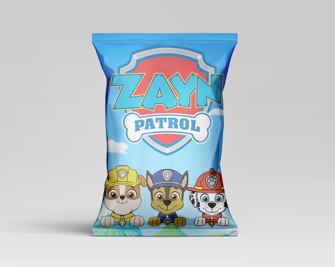Custom Chip Packets, Chip Packet, Party Favour, Party Chips, Fill ...