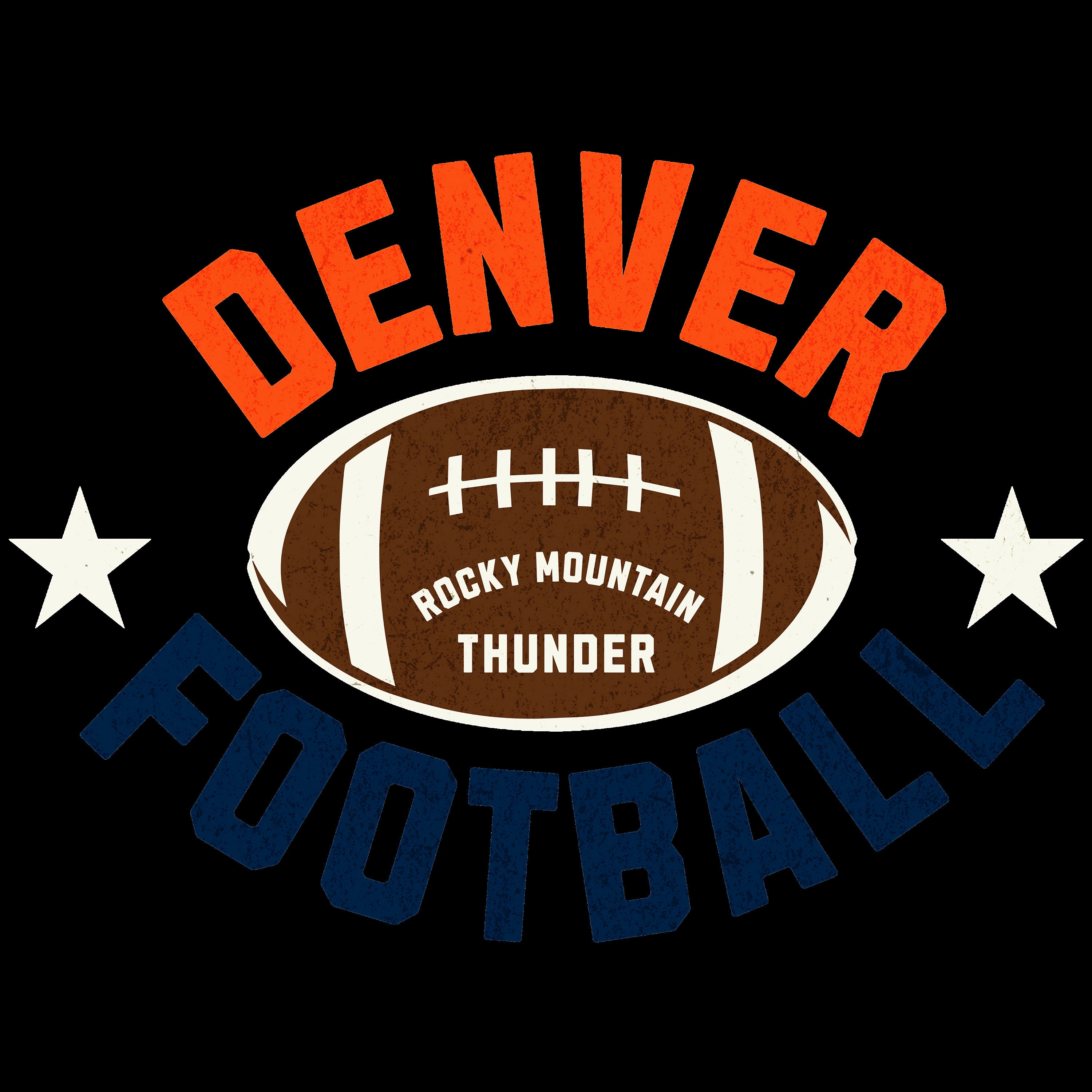 Denver Football PNG, Commercial License Denver Game Day PNG, Football ...
