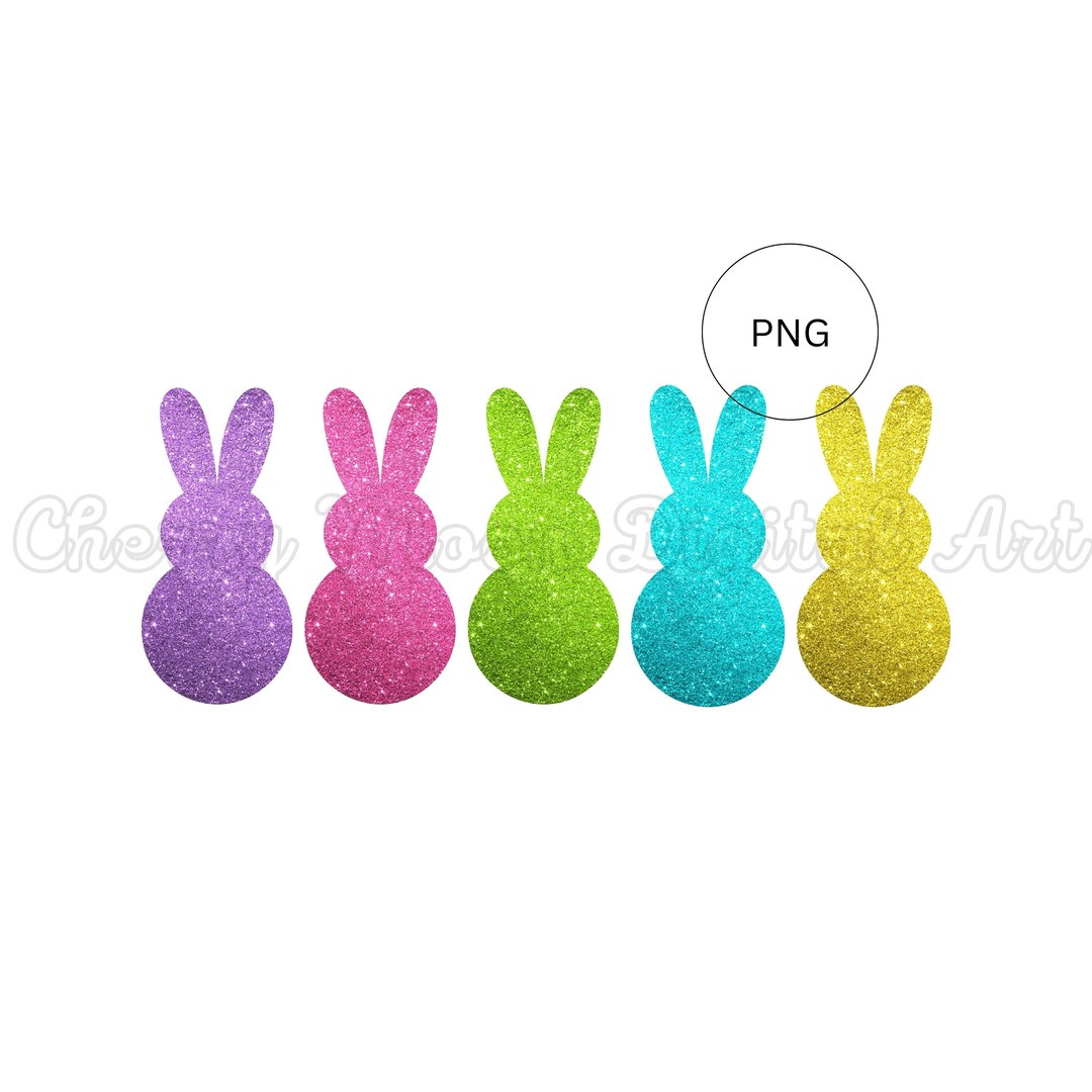 Easter Peeps Digital Download, PNG JPG, Easter Day, Bunny, Marshmallow ...