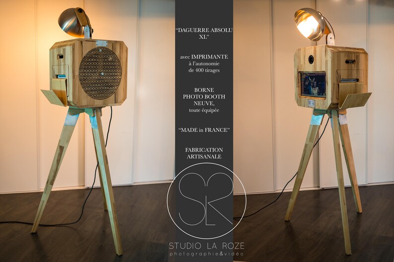 PHOTO BOOTH Eco-friendly and Beautiful, in Wood & Aluminum, made in ...