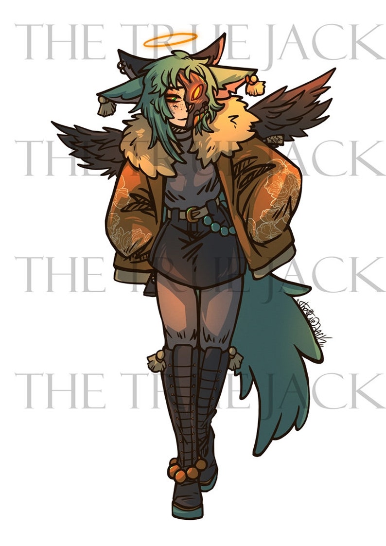 Custom Fullbody Fullcolor DND Character Design | Digital Commission ...