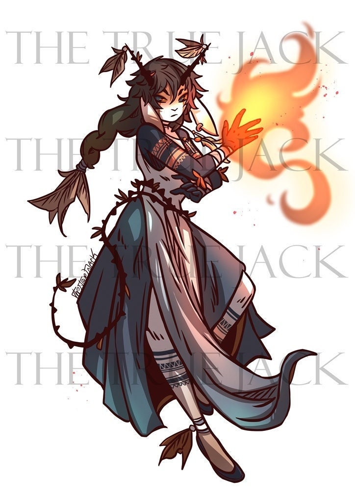 Custom Fullbody Fullcolor DND Character Design Digital Commission PNG ...