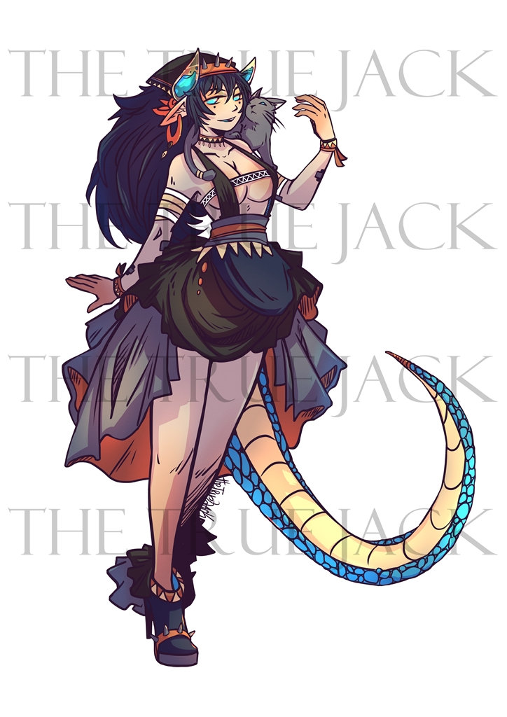Custom Fullbody Fullcolor DND Character Design Digital Commission PNG ...