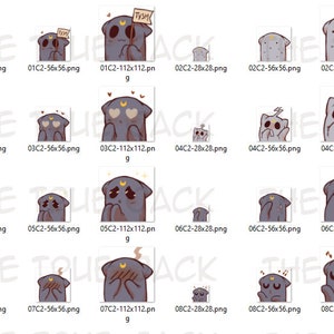 Ghost Kitty Emotes SET 3 - PACK 2 | Twitch | Discord | Youtube | Goth ...
