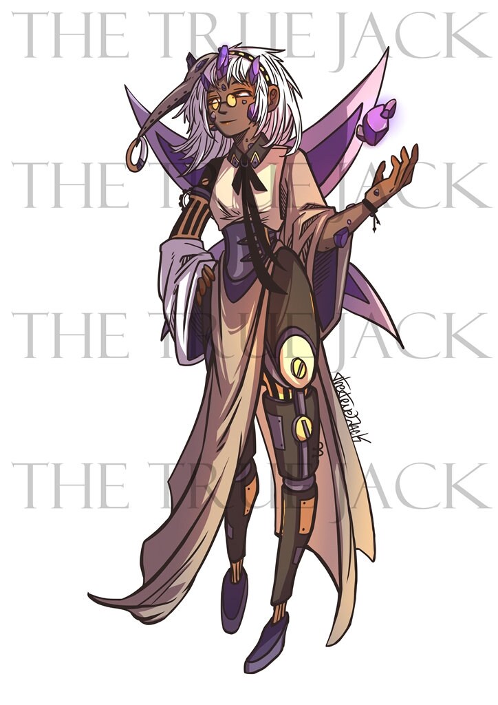 Custom Fullbody Fullcolor DND Character Design Digital Commission PNG ...