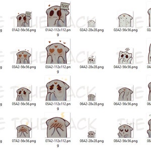 Ghost Kitty Emotes SET 1 - PACK 2 | Twitch | Discord | Youtube | Goth ...