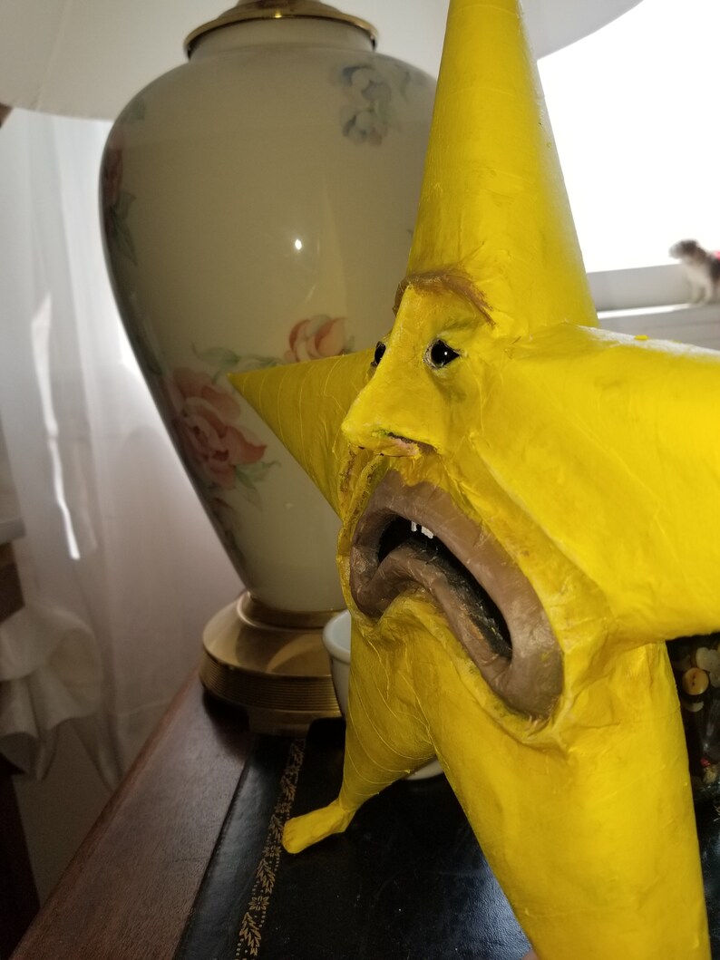 Handmade Creepy Star medium 11, Paper Desk Ornament, Wall Hanging ...