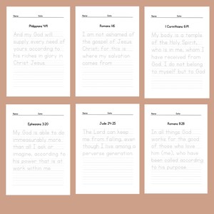 Bible Verse Tracing & Coloring Pages: Kids' Bible Activities (PDF) - Etsy