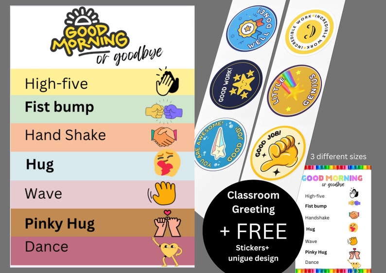 Classroom Greeting, Classroom Decoration, Instant Download, Morning ...