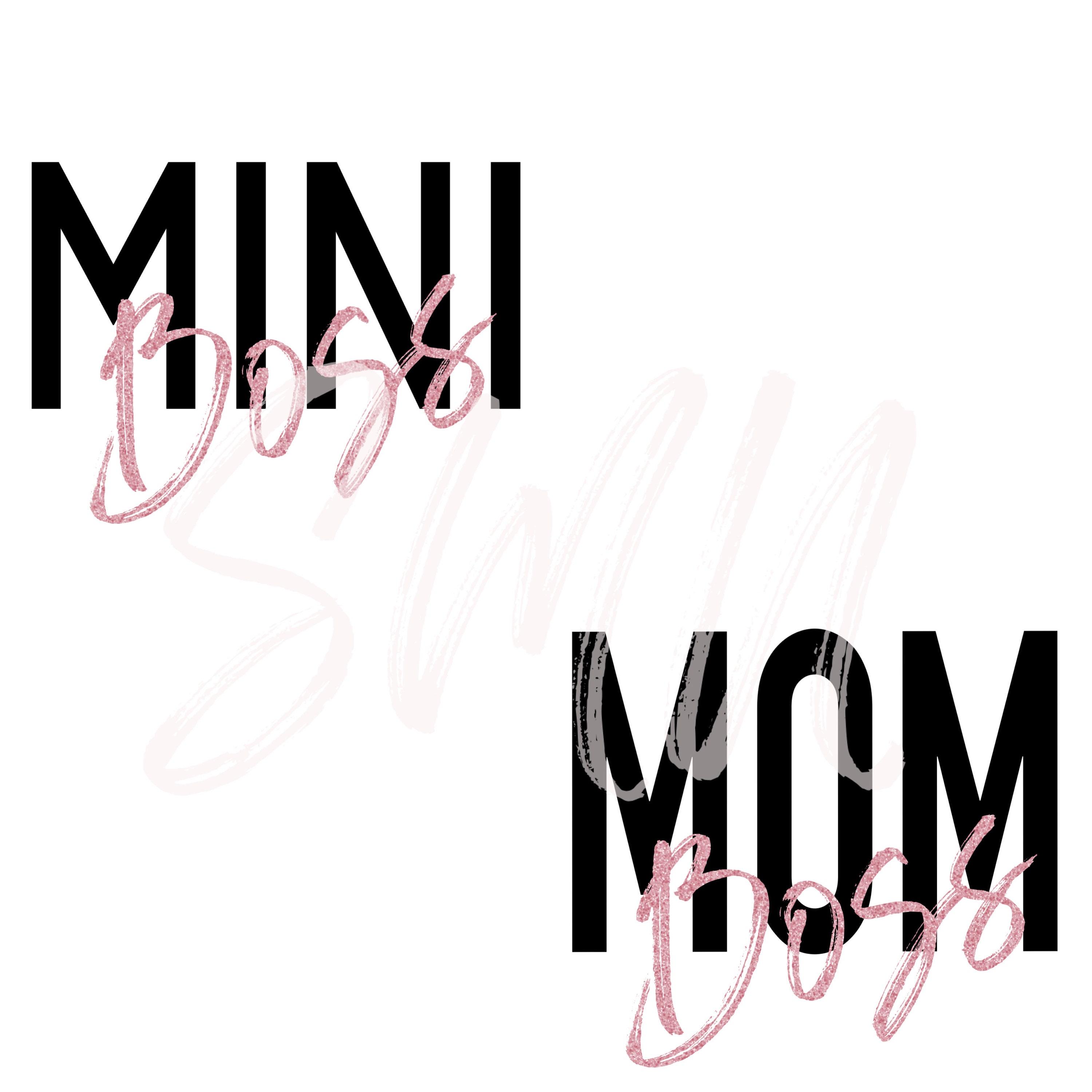 Mom and Mini PNG Bundle - Etsy