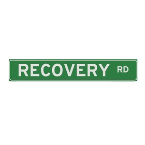 Recovery Way Metal Street Sign Aluminum Plate 18 X 3 USA Made - Etsy