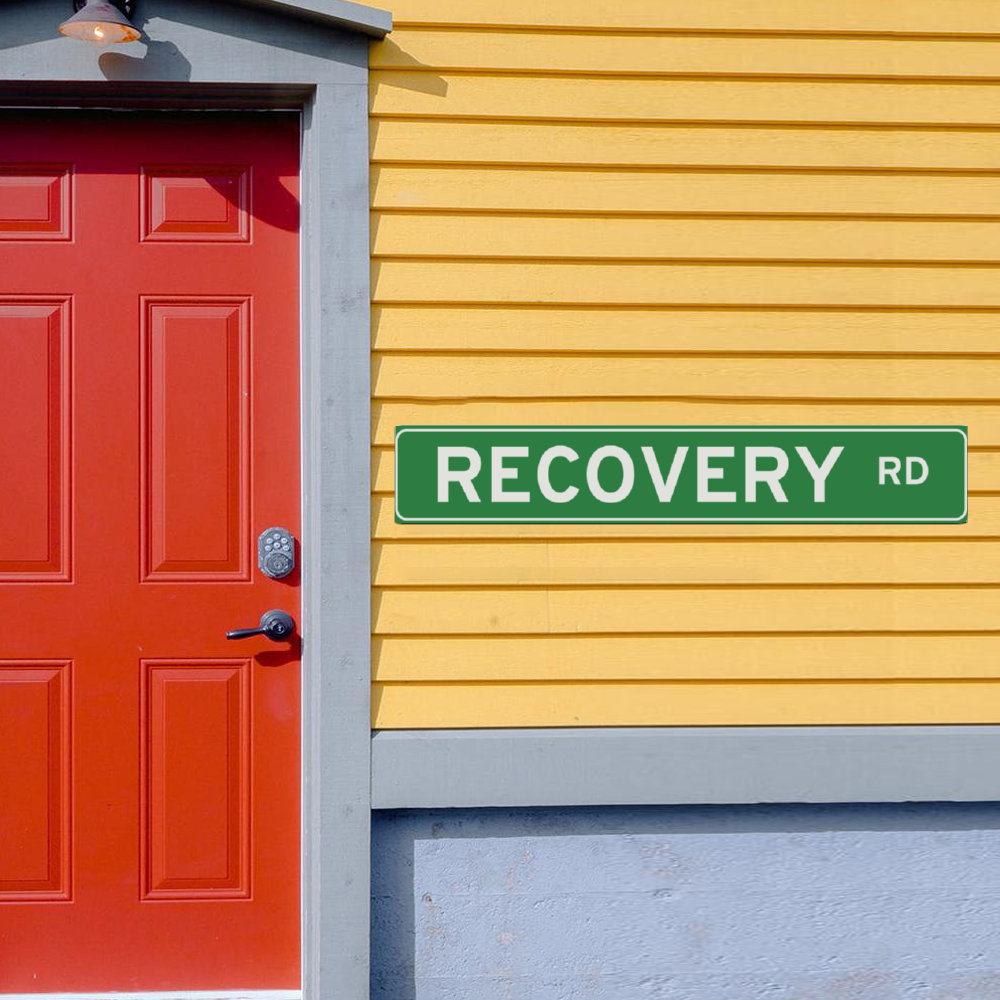 Recovery Way Metal Street Sign Aluminum Plate 18 X 3 USA Made - Etsy
