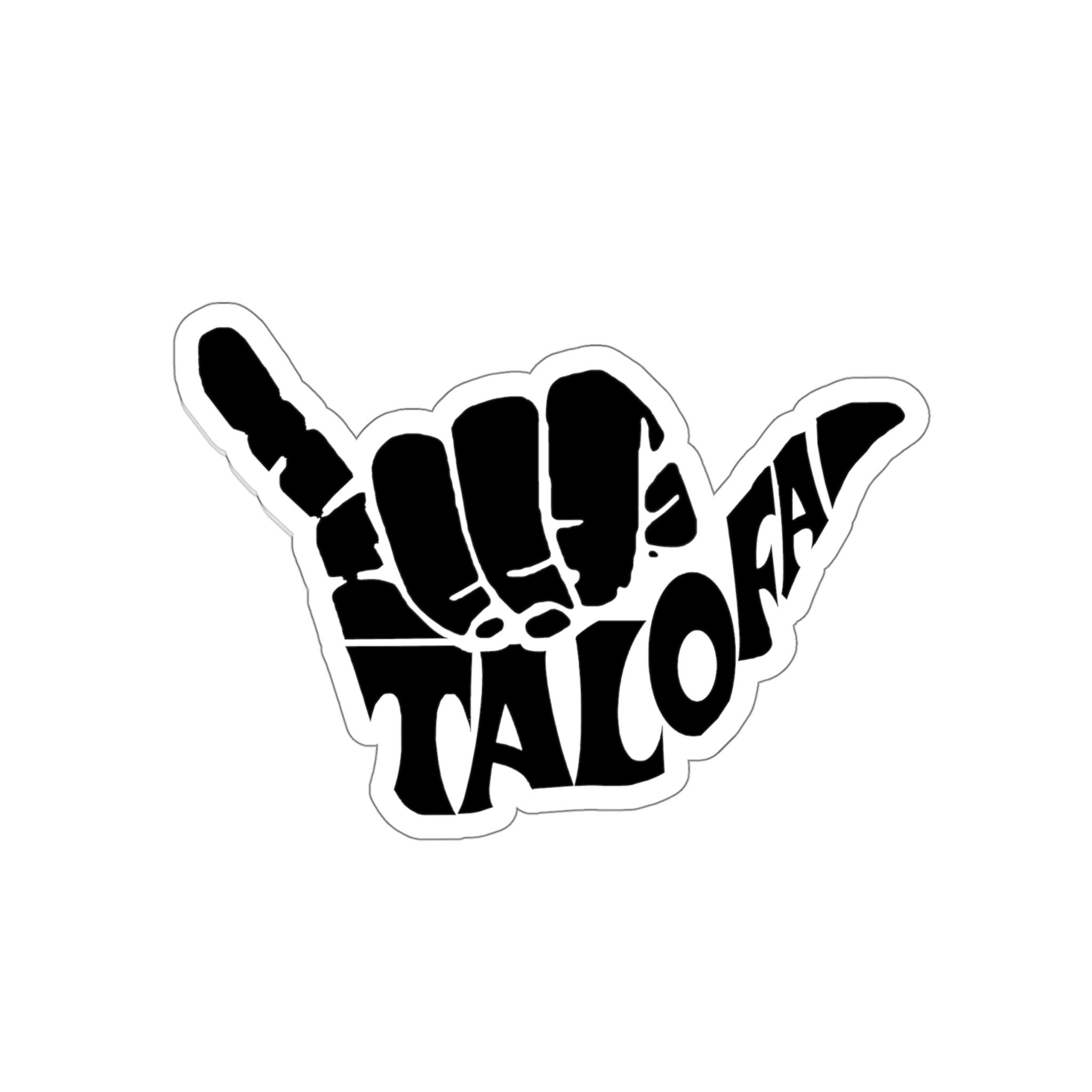 Talofa Shaka Design Die-cut Stickers, 808 Slang, Local Kine Saying ...