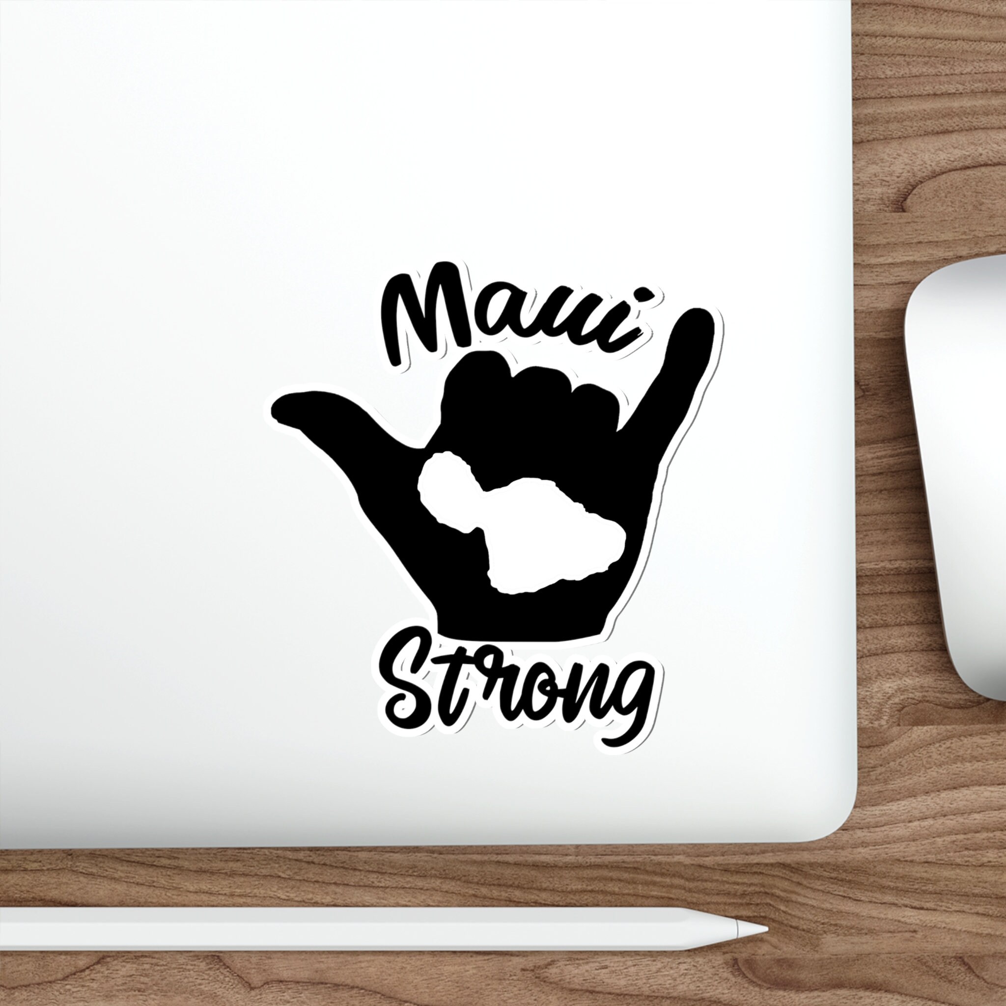 Maui Strong Shaka Design Die-cut Stickers, Lahaina Wildfire, All ...