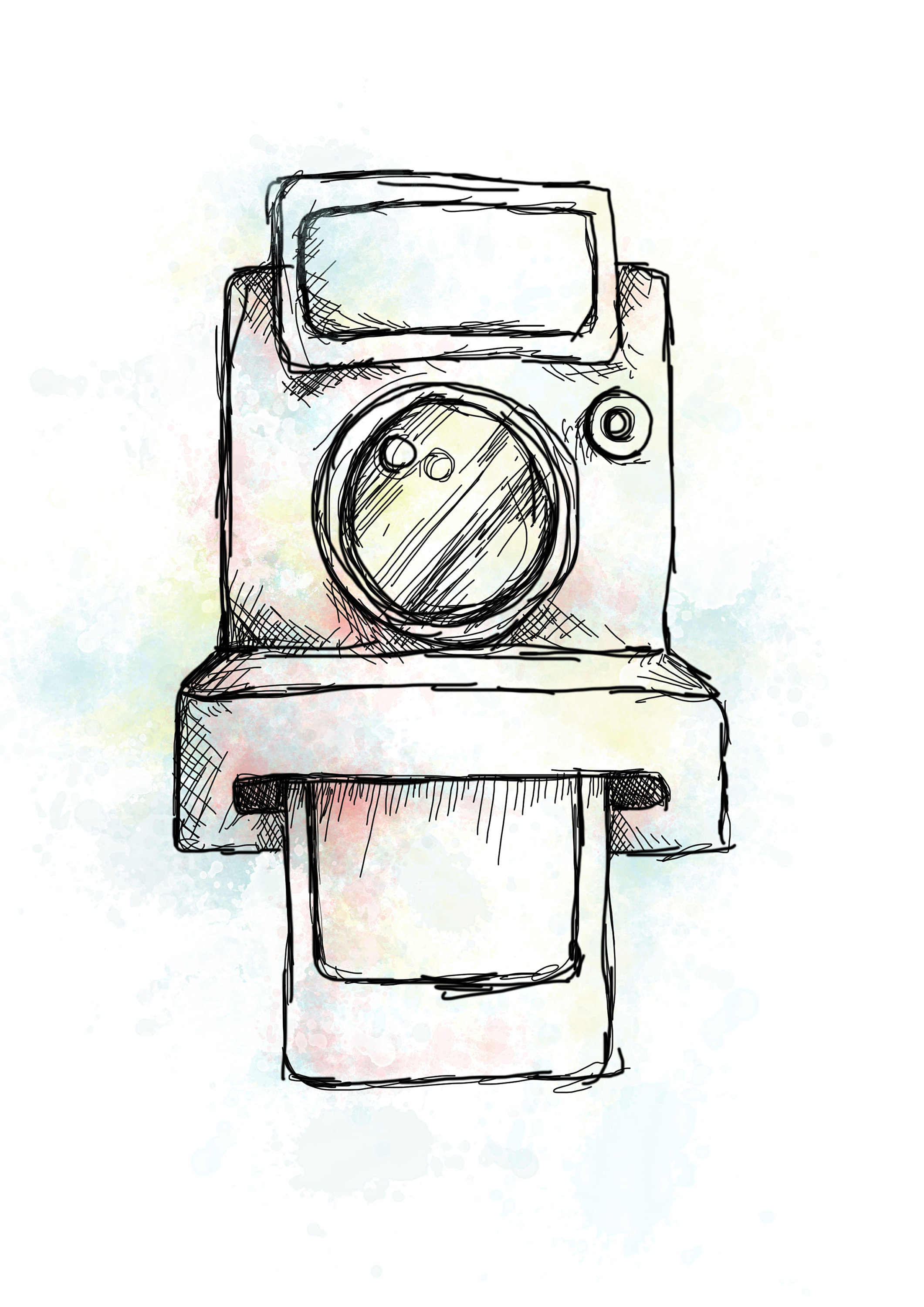 Polaroid Drawing - Etsy