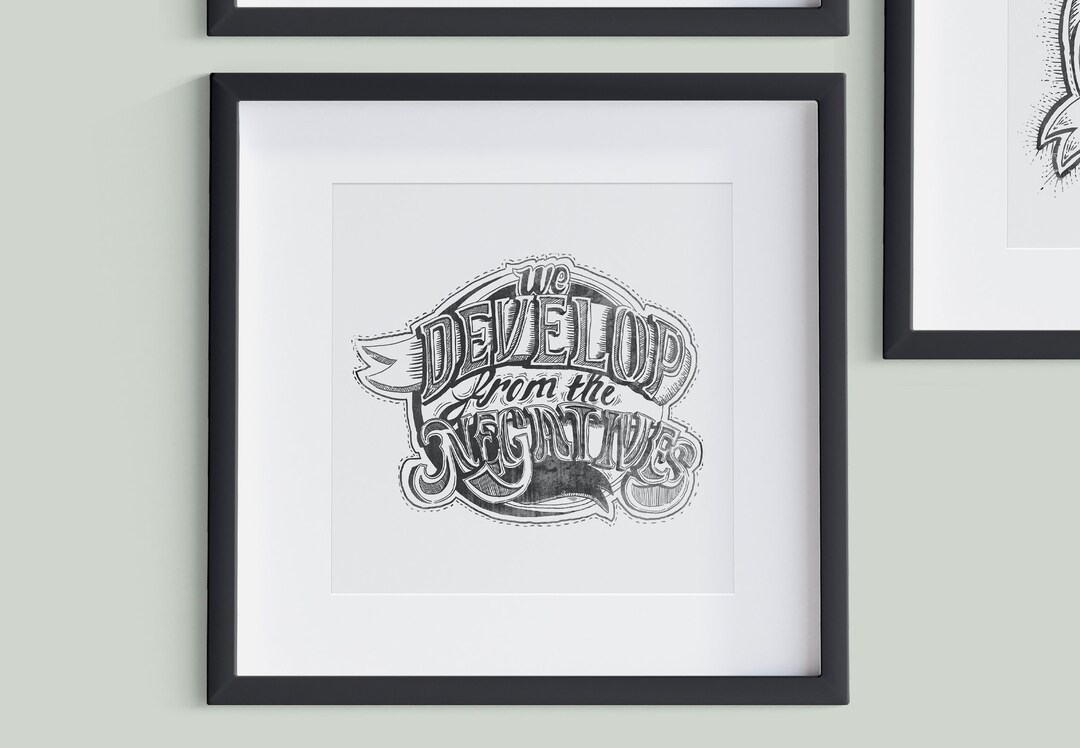 We Develop From the Negatives Digital Art Print - Etsy