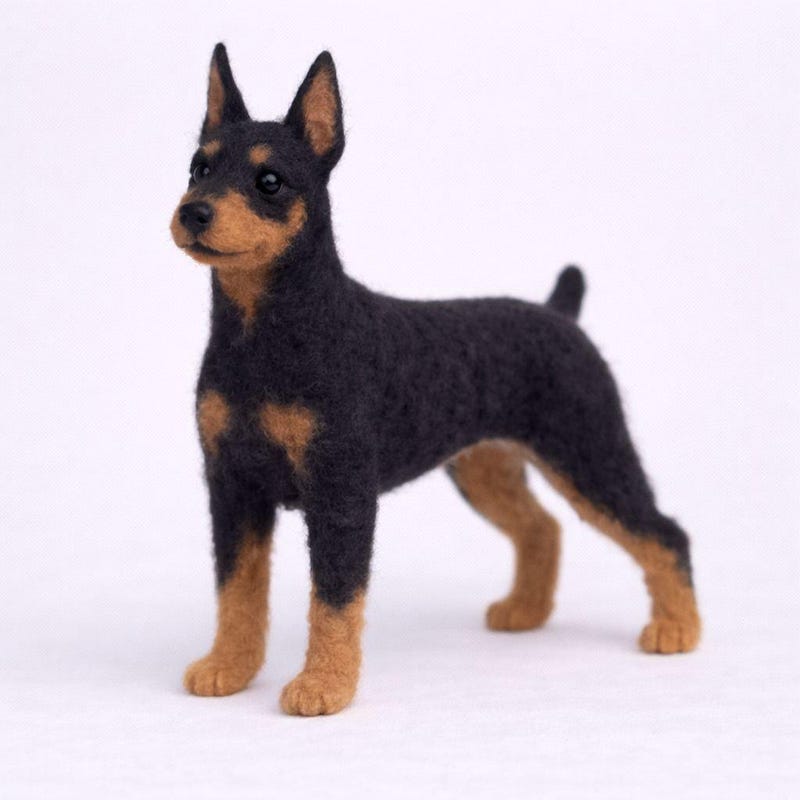 Doberman Toy Figure - Etsy UK