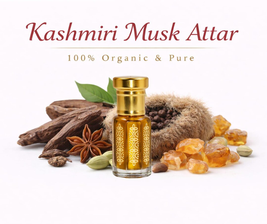 Kashmiri Deer Musk Attar: Handmade Holiday Fragrance Oil - Etsy