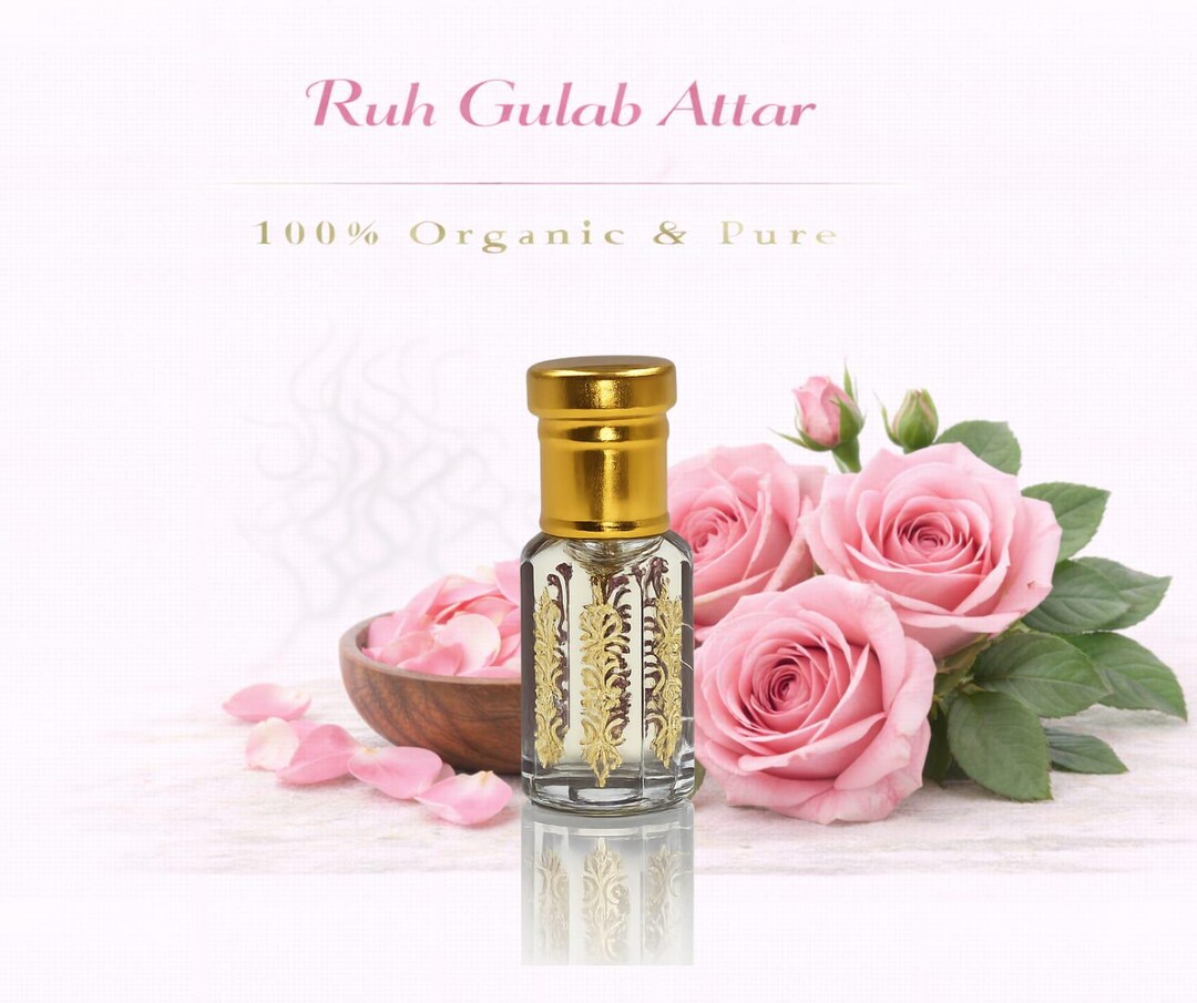 Ruh Gulab Attar: Pure Rose Essential Oil Perfume - Etsy