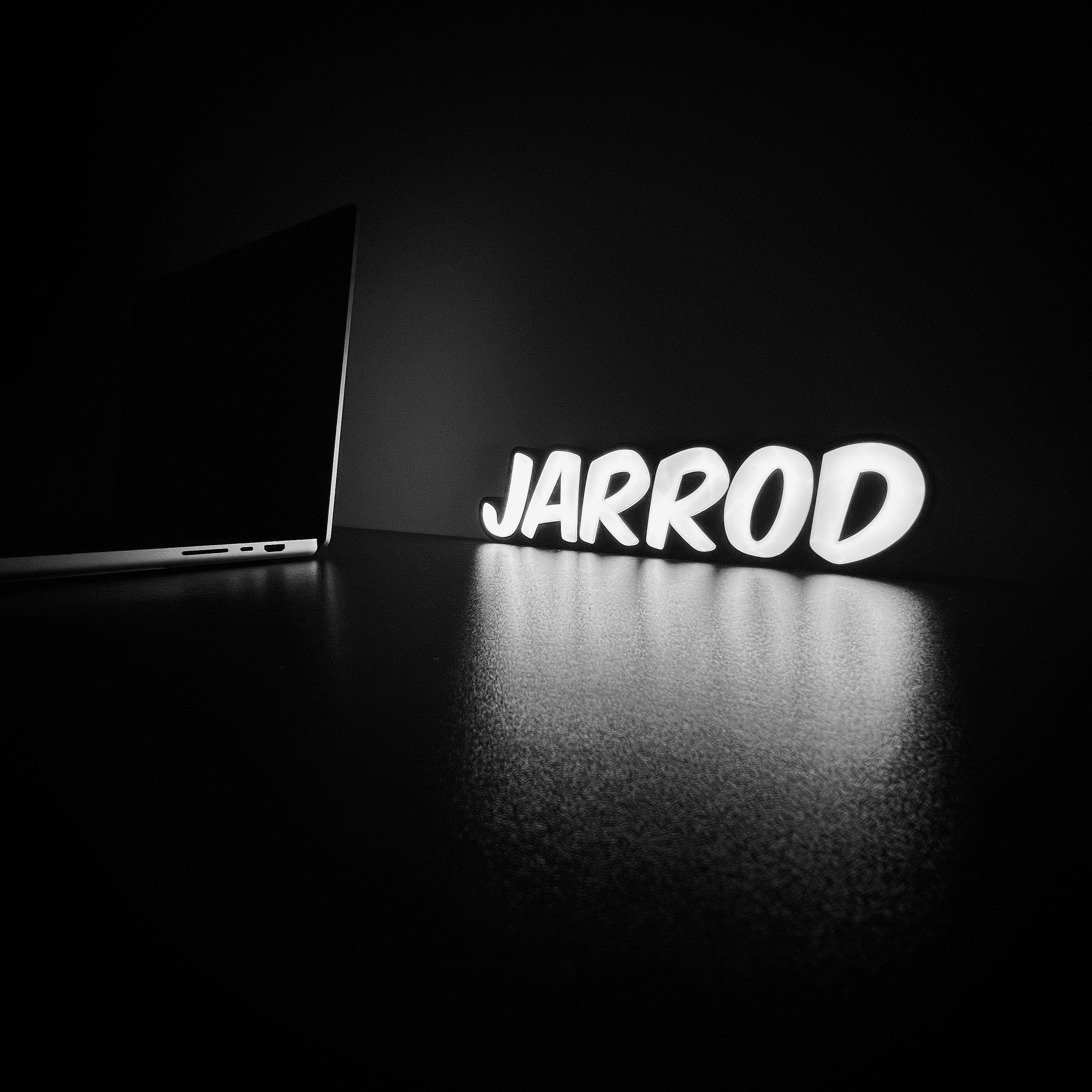 Custom LED Sign for 3D Printing STL File - Etsy