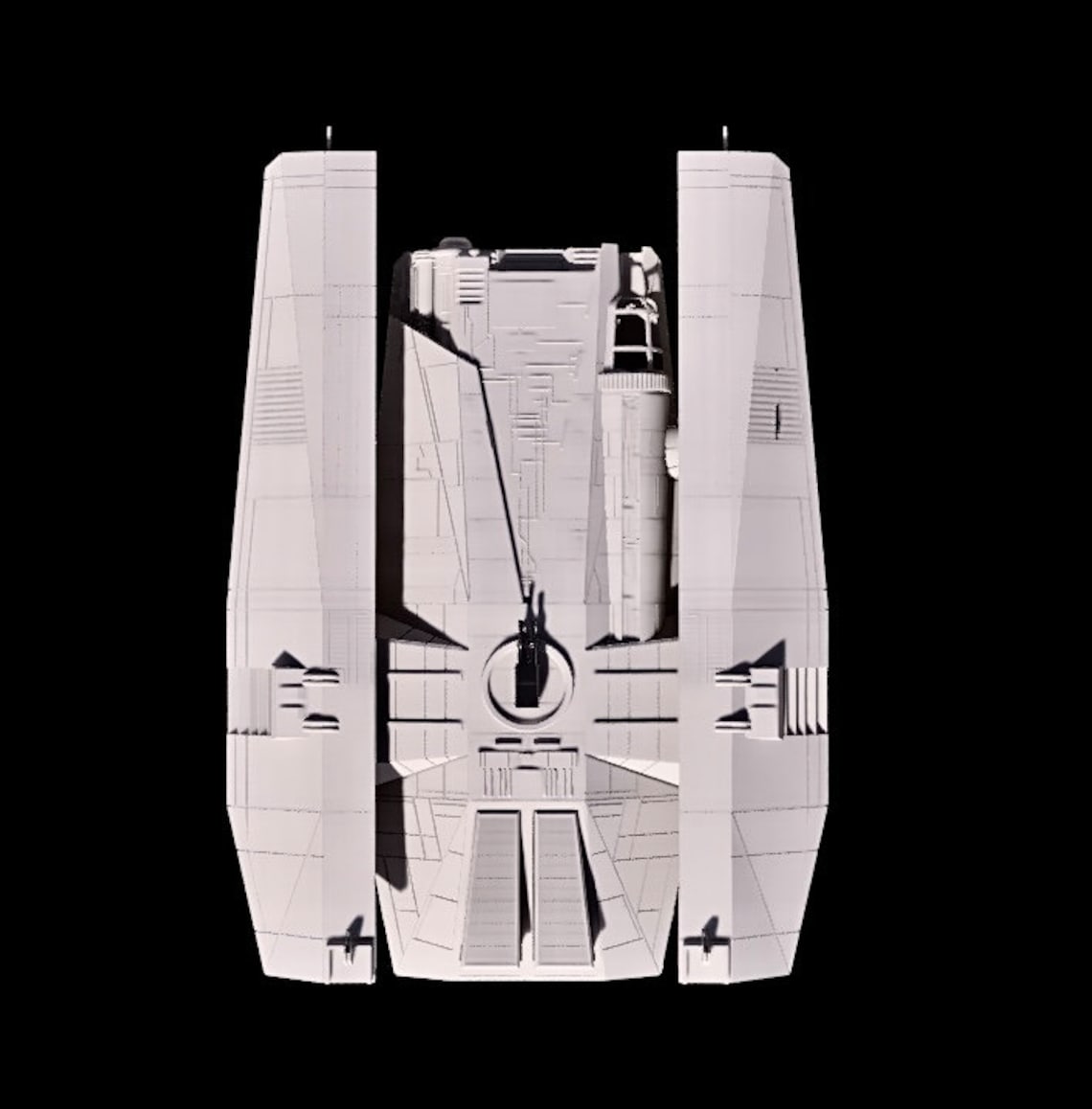 Fondor Haulcraft Starship Inspired From Andor Luthen Rael - Etsy