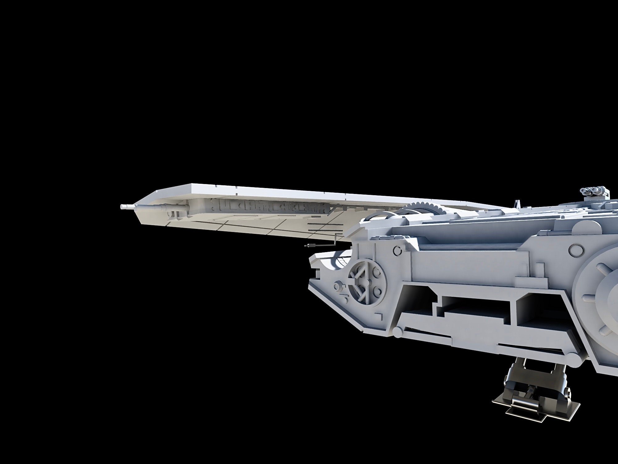 Fondor Haulcraft Starship Inspired From Andor Luthen Rael - Etsy Canada