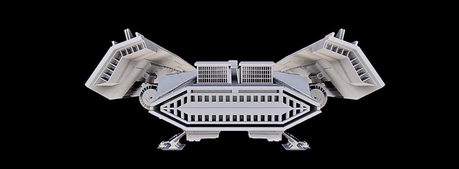 Fondor Haulcraft Starship Inspired From Andor Luthen Rael - Etsy