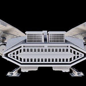 Fondor Haulcraft Starship Inspired From Andor Luthen Rael - Etsy