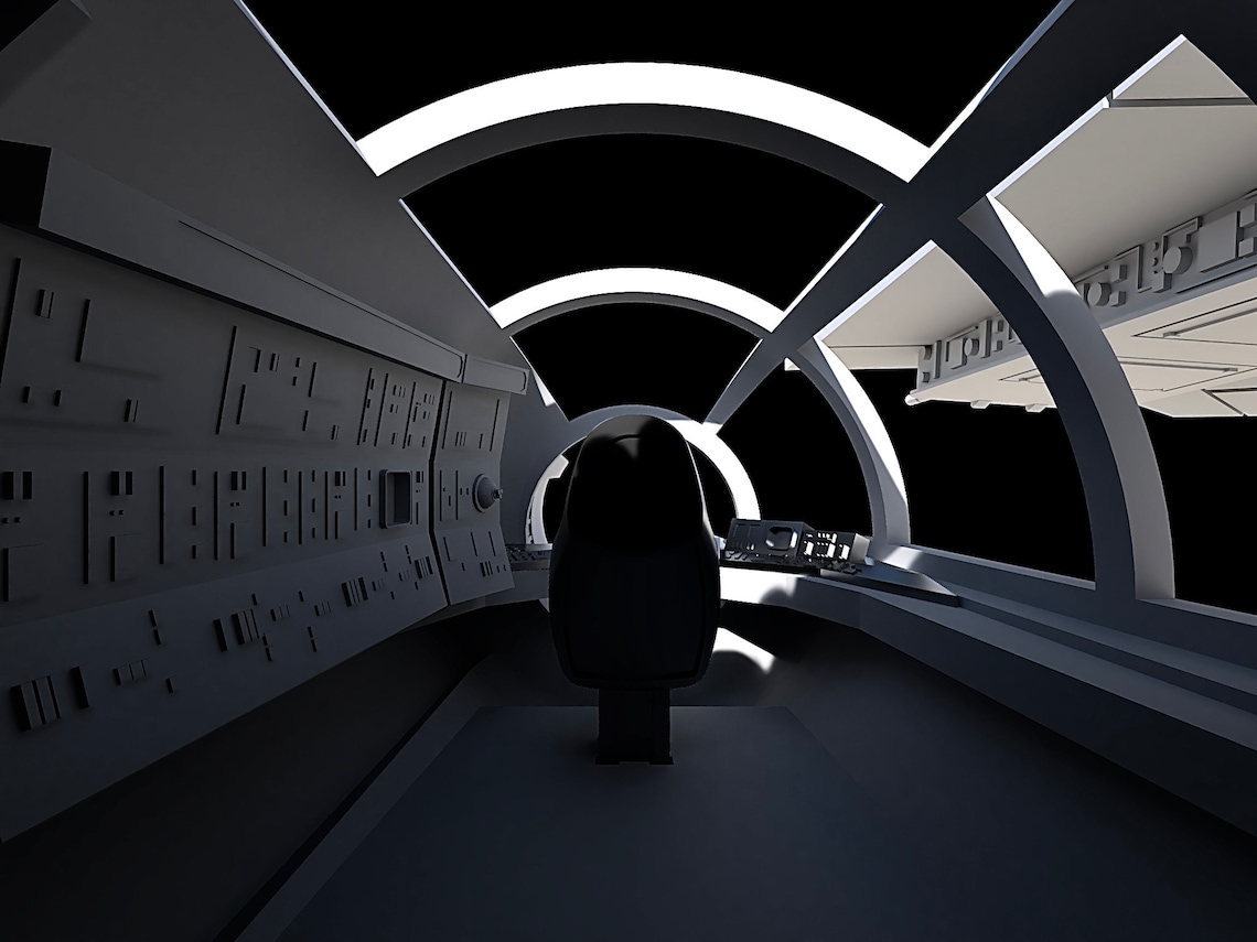 Fondor Haulcraft Starship Inspired From Andor Luthen Rael - Etsy Canada