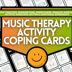 Music Therapy Cheat Sheets Resource for Therapists Tools Session Ideas ...