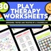 Play Therapy Cheat Sheets for Therapists Child School Counselor Gestalt ...