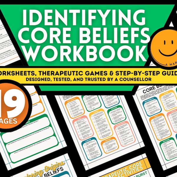 Manage Negative Thoughts Cards, Anxiety Coping Skill Flashcard, Anxiety ...