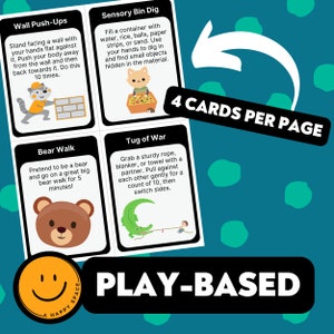 Heavy Work Proprioception & Vestibular Emotional Regulation Activity ...