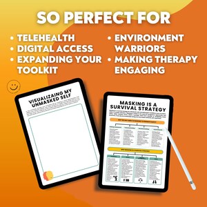 Masking Unmasking Worksheets Neurodivergent Neurodiversity-affirming ...