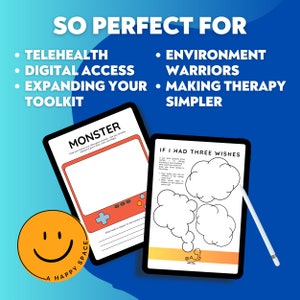 Art Therapy Worksheets Techniques Resource Cards Therapeutic Healing ...