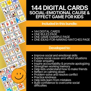 Cause and Effect Game Kids Executive Functioning ASC ASD Emotional ...