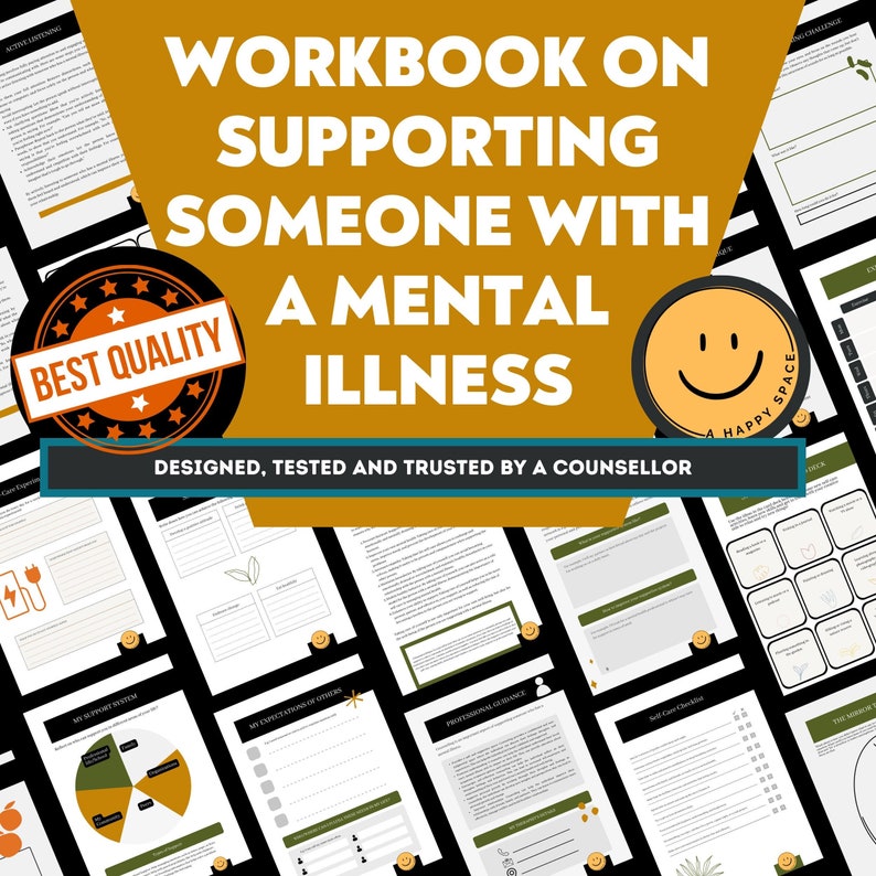 Supporting Someone With Mental Illness, Self-therapy Workook, Self-help ...