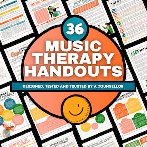 Music Therapy Resource Bundle for Therapists Worksheets Session Ideas ...