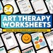 Art Therapy Worksheets Techniques Resource Cards Therapeutic Healing ...
